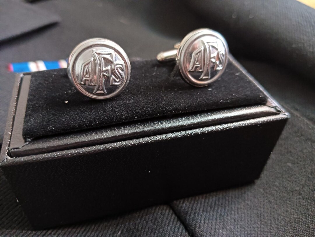 Historic Vintage Auxiliary WW2 Fire Service Tunic Button Cufflinks. - Etsy