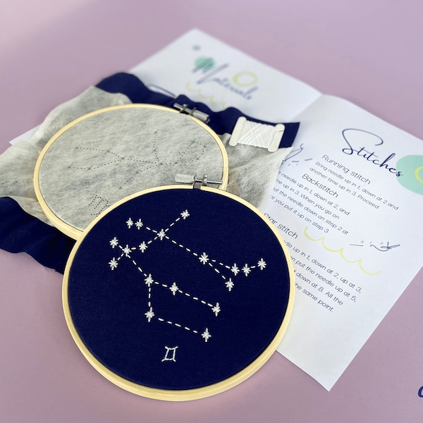 Constellation Embroidery Pattern - Etsy