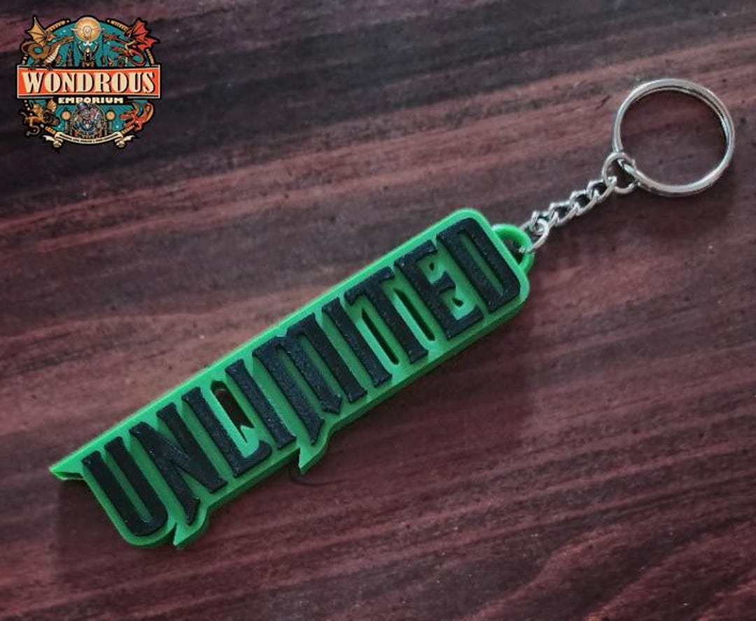 Unlimited Keychain Inspired by Wicked - Now Customizable! - Etsy