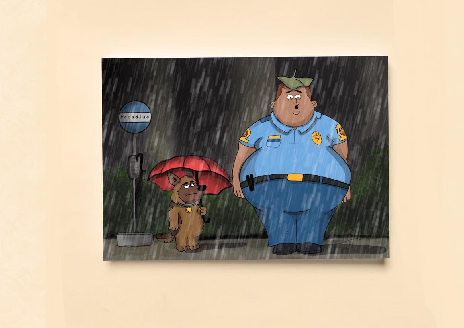 Paradise PD Dusty Marlow and Bullet My Neighbour Totoro Hand Drawn ...
