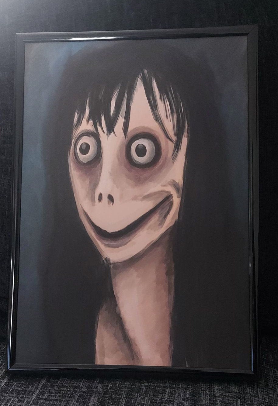 MOMO Horror Hand Drawn A4 Digital Print - Etsy