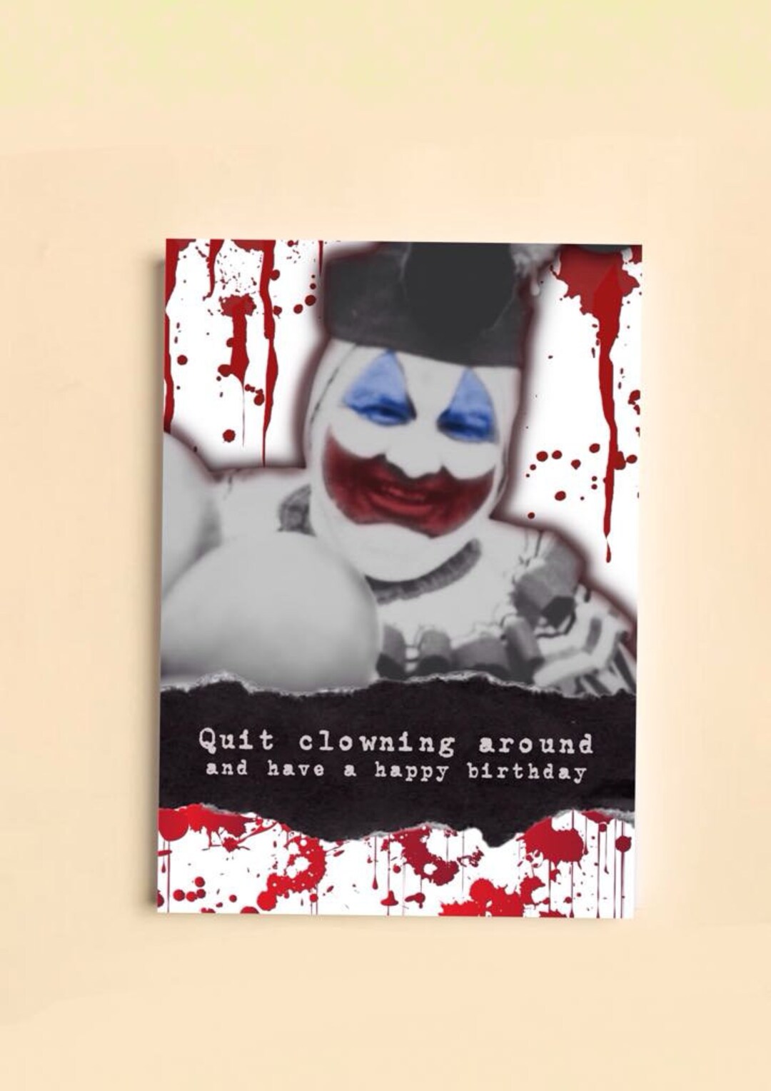 John Wayne Gacy Inspired Card A5 Birthday - Etsy