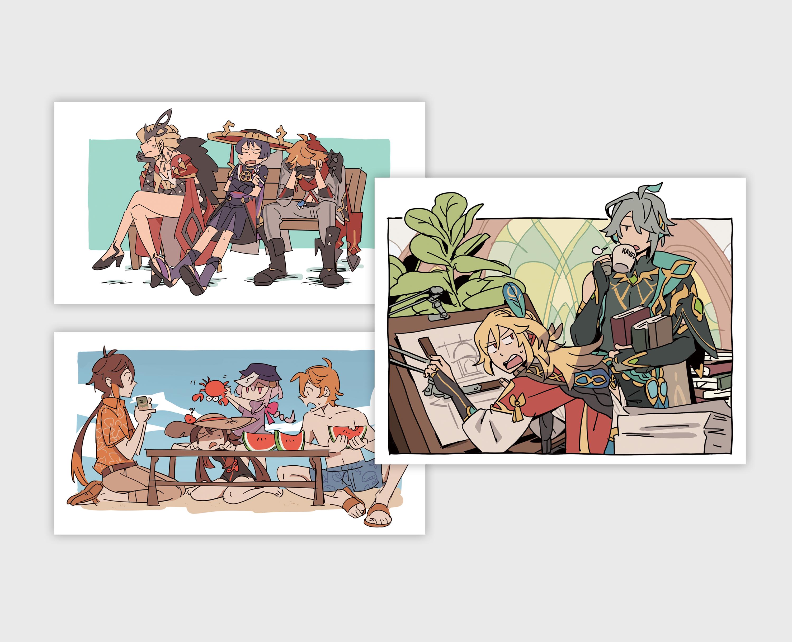 Genshin Impact Prints - Etsy