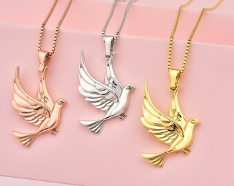 Pigeon Pendant - Etsy