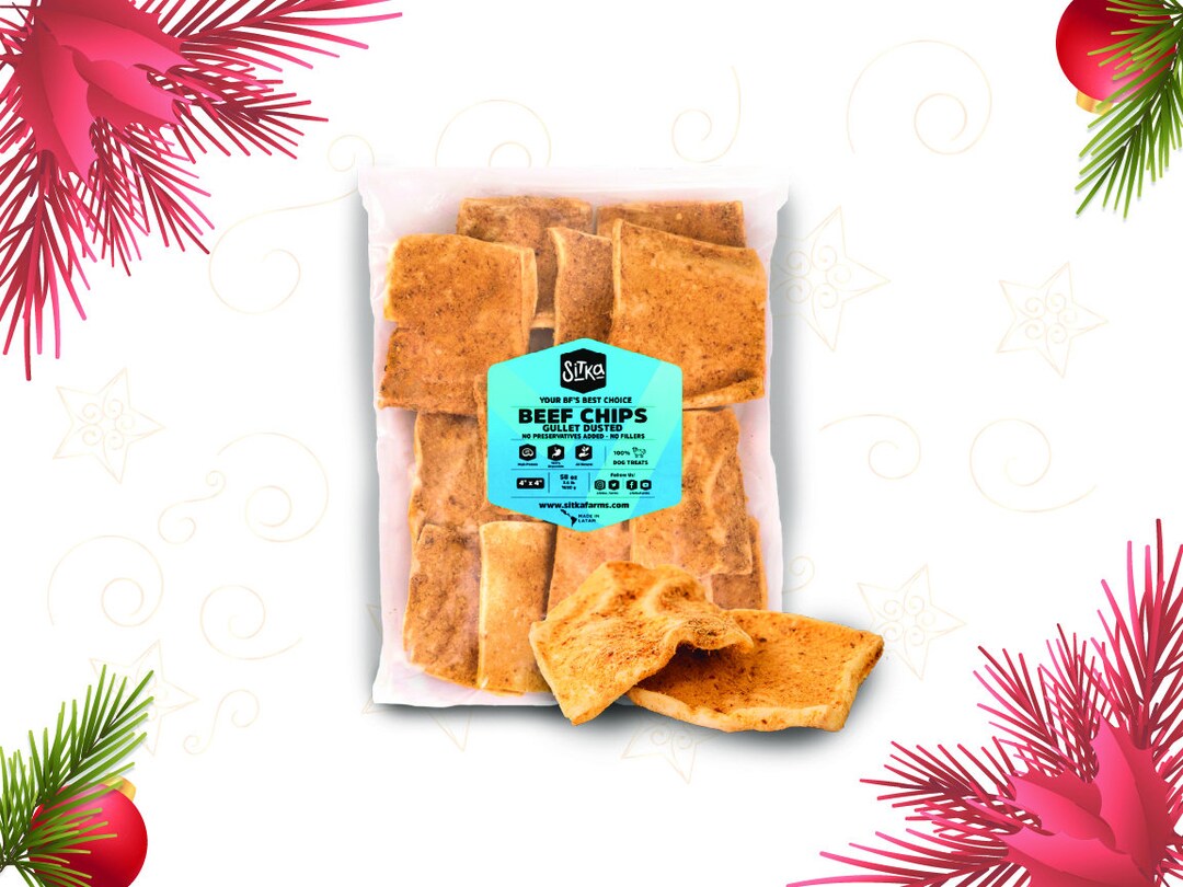 Beef Cheek Chips Gullet Dusted 4x4 Dog Treat All Natural Chew - Etsy ...