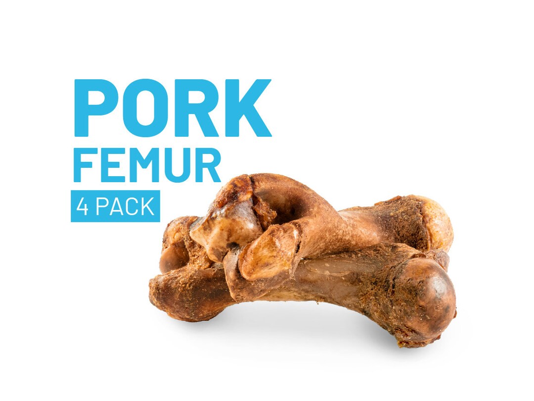 Dog Bones Pork Femur 6-7 Dog Treat Pack of 4 Dog Bones - Etsy