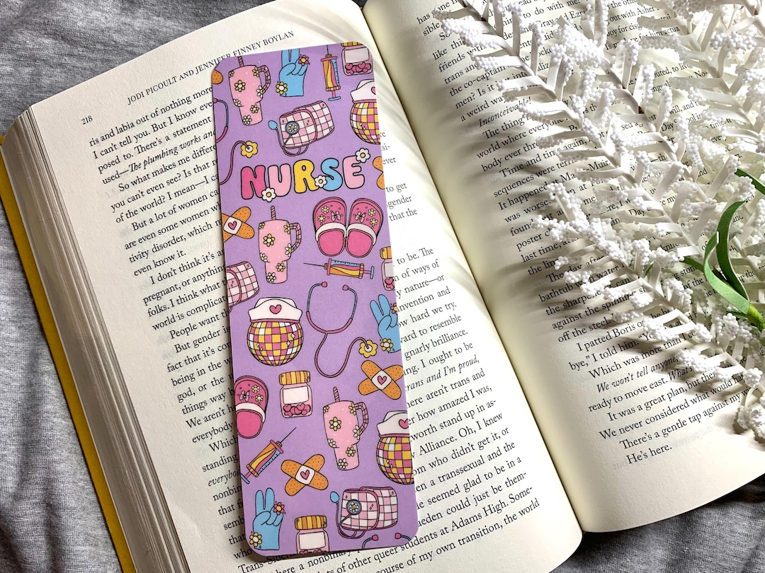 Nurse Bookmark | Retro Style, Laminated - Etsy