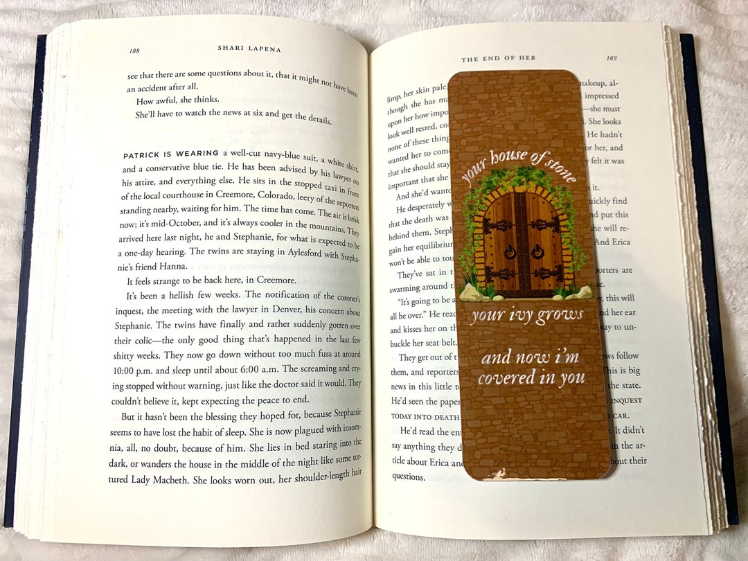 Stone House Bookmark | Handmade Bookmarks | Laminated | Gift for Book ...