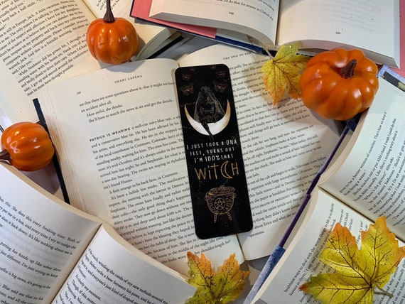 100% That Witch Bookmark Witchy Vibes Fall Bookmarks - Etsy
