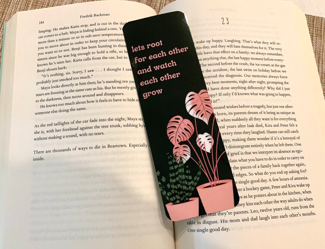 Let ROOT for Eachother Bookmark Handmade Bookmarks Laminated Gifts for ...