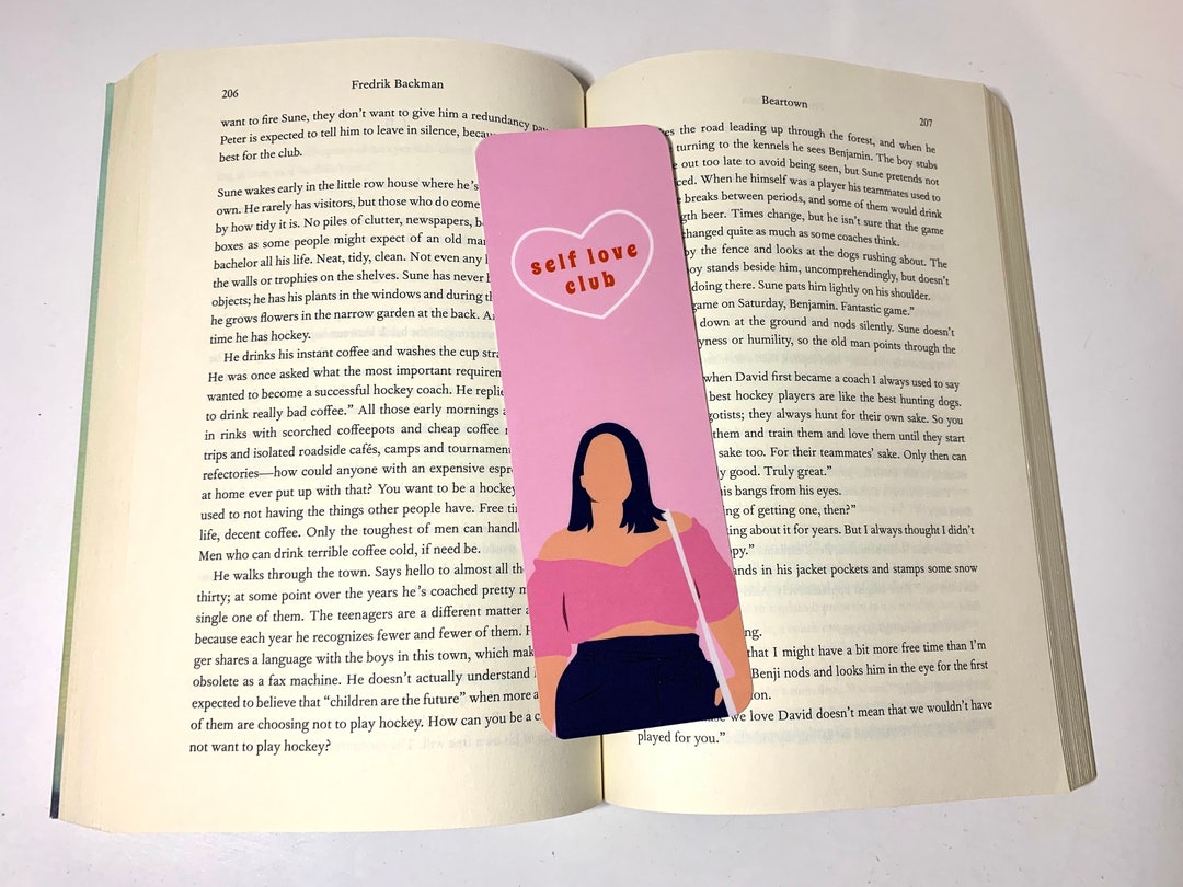 Self Love Pink Bookmark | Self Love, Self Care | Handmade Bookmarks ...