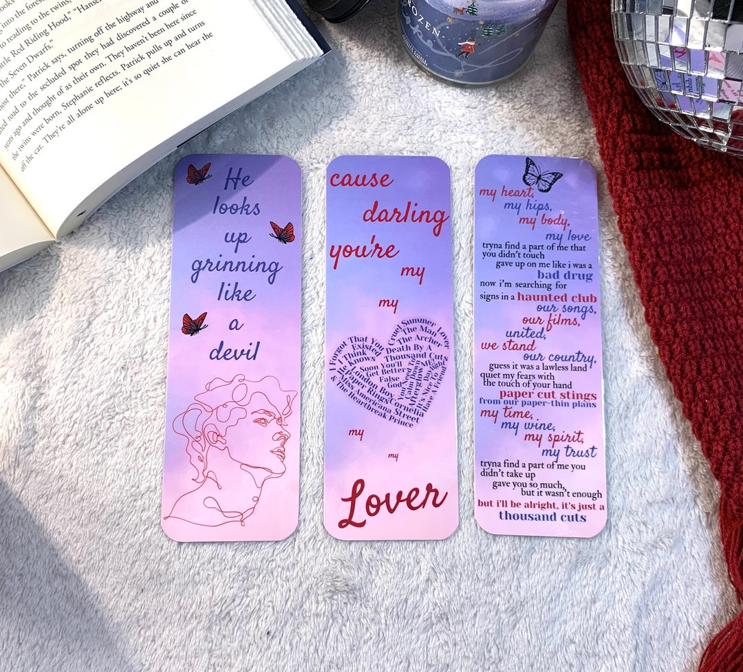 It’s Golden Bookmark Collection | Inspired by Music | Handmade ...