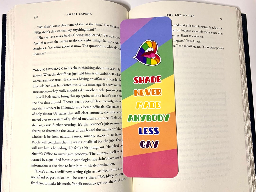 Rainbow Pride Bookmark | LGBTQIA+ Reader Gift - Etsy UK