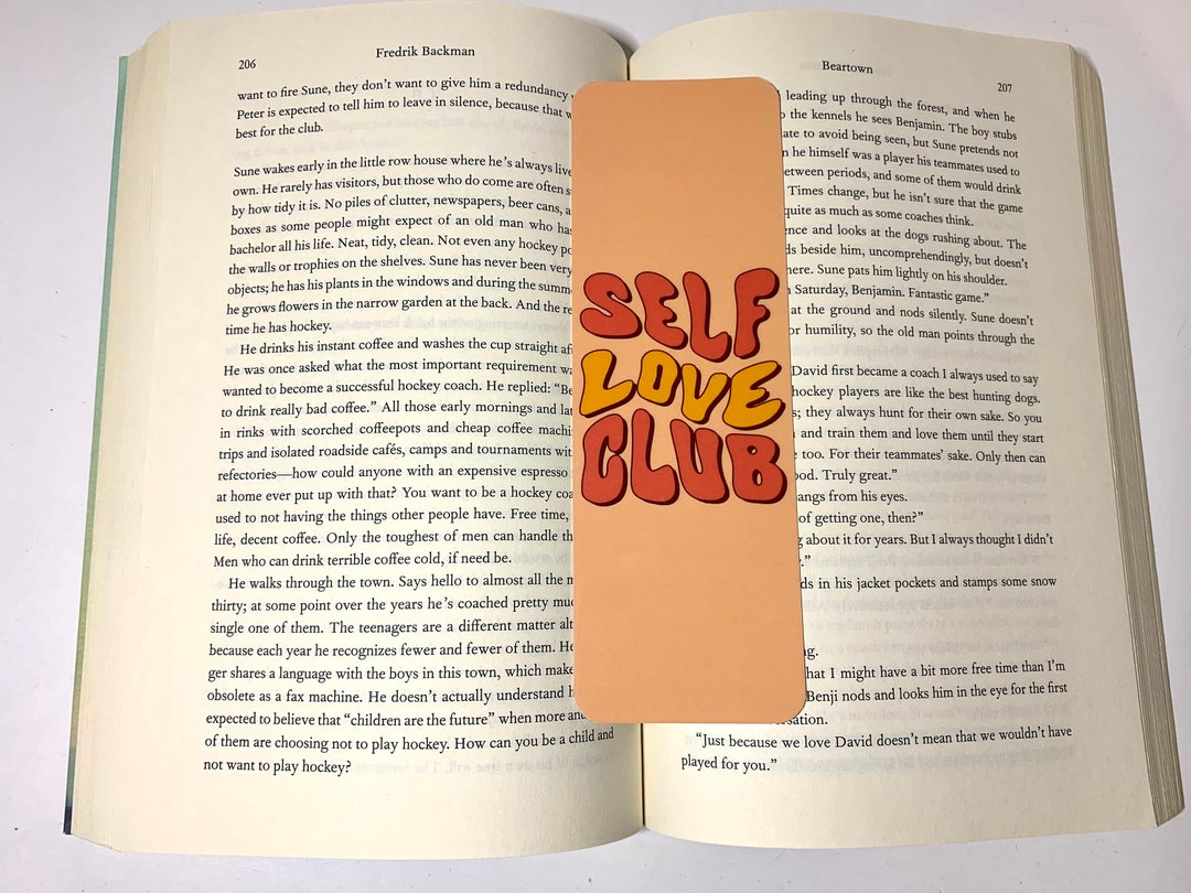 Self Love Club Bookmark | Self Love, Self Care | Handmade Bookmarks ...