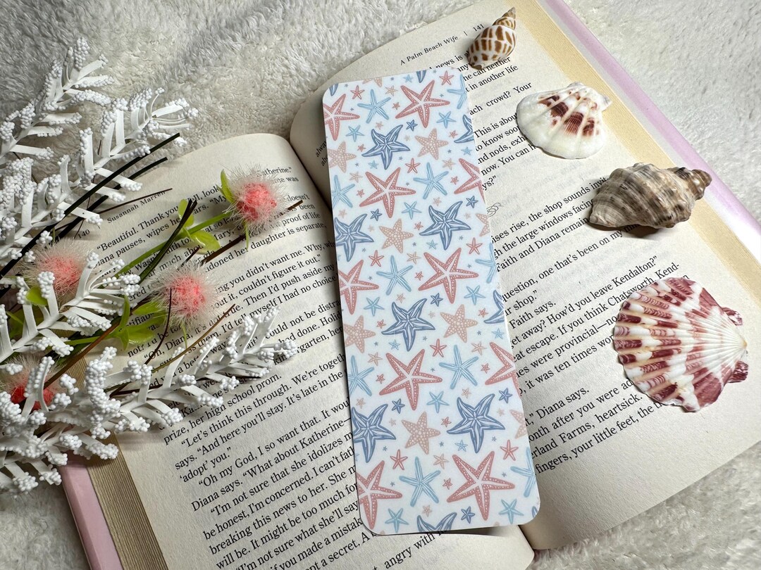 Pastel Starfish Bookmark | Handmade Bookmarks | Bookworm Gifts | Reader ...