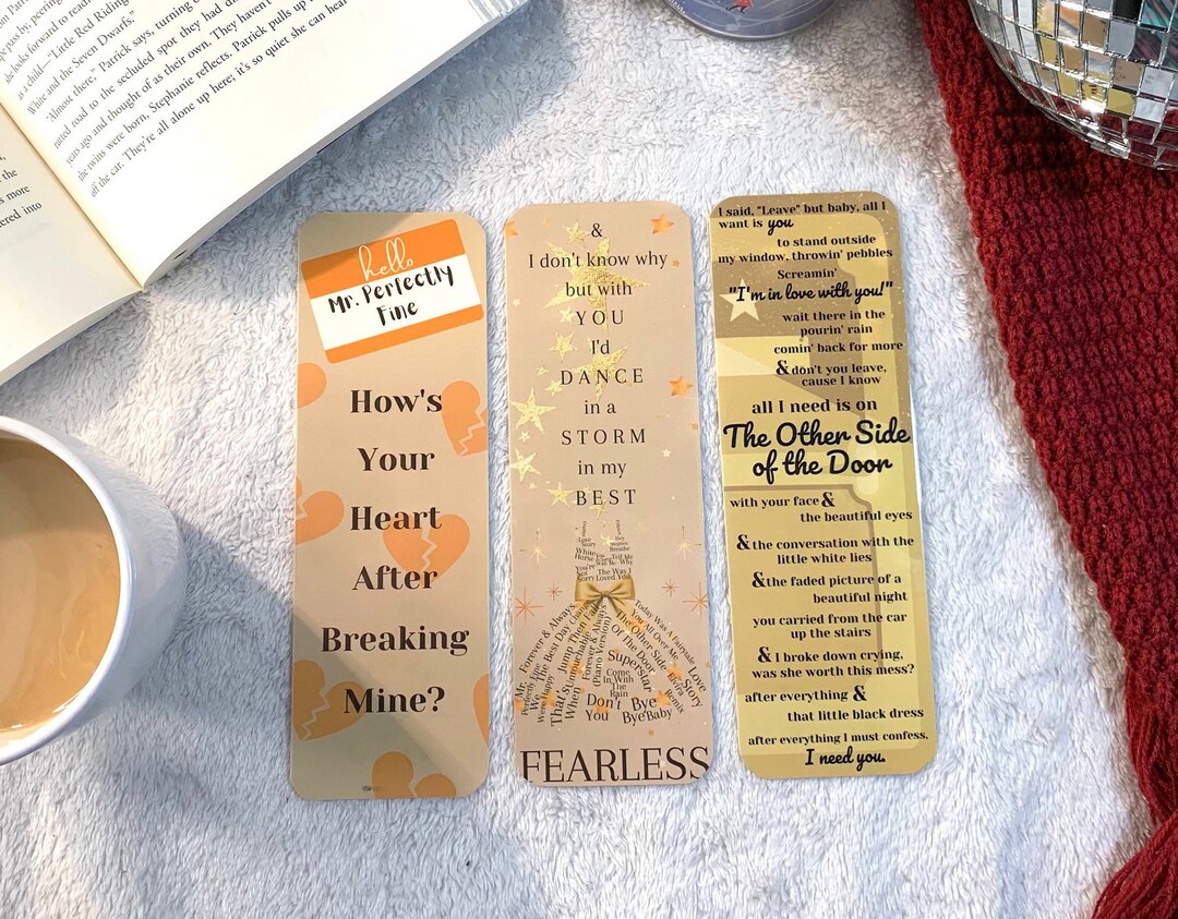 Dance in a Storm Bookmark Collection | Handmade Bookmarks | Laminated ...