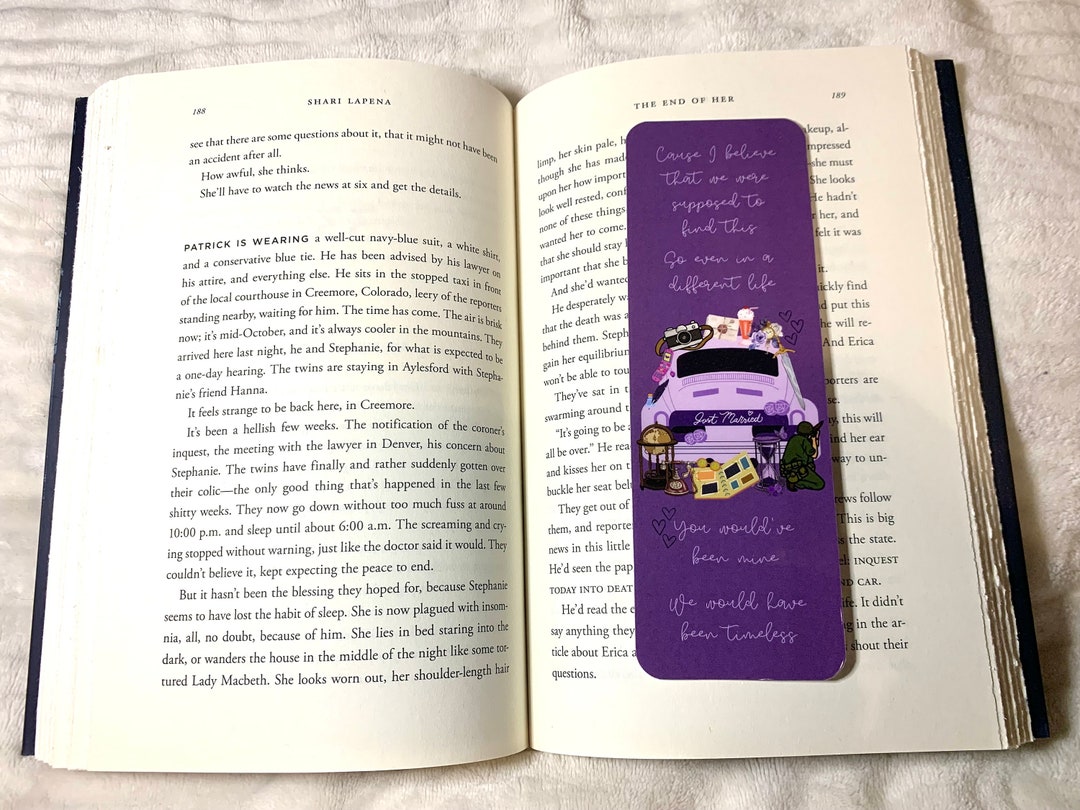 Timeless Love Bookmark | Handmade Bookmarks | Laminated | Gift for Book ...