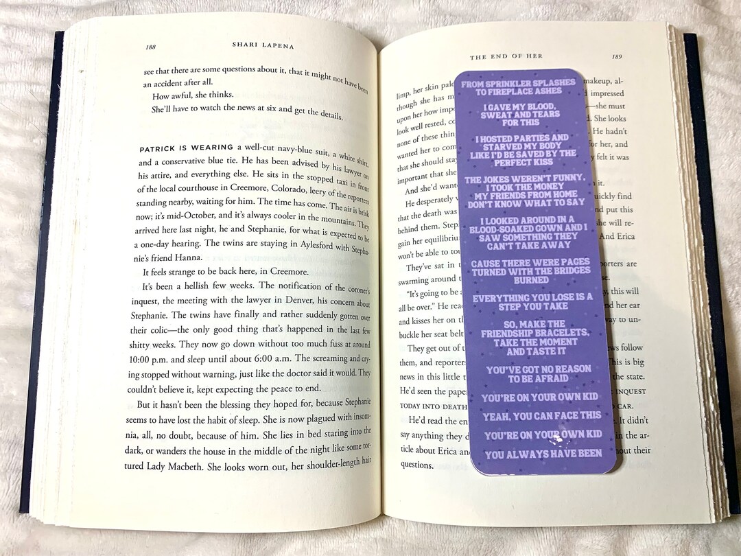 Friendship Bracelet Bridge Bookmark Handmade Bookmarks Laminated Gift ...