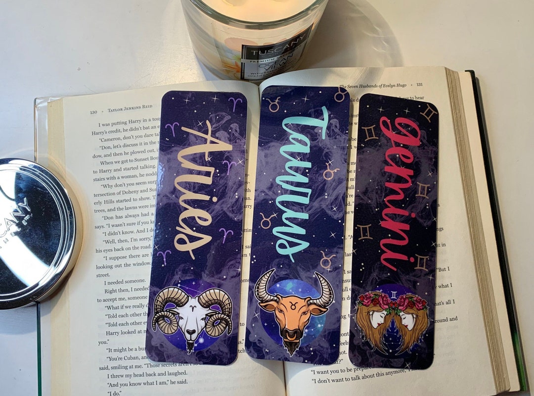 Astrological Sign Bookmark Collection | Handmade Bookmarks | Laminated ...