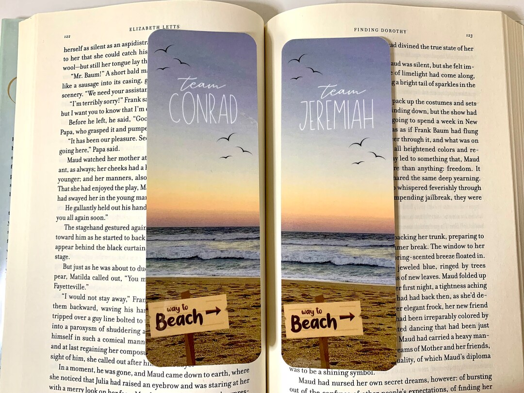 Summer Love Triangle Bookmark | Handmade Bookmarks | Laminated | Gift ...