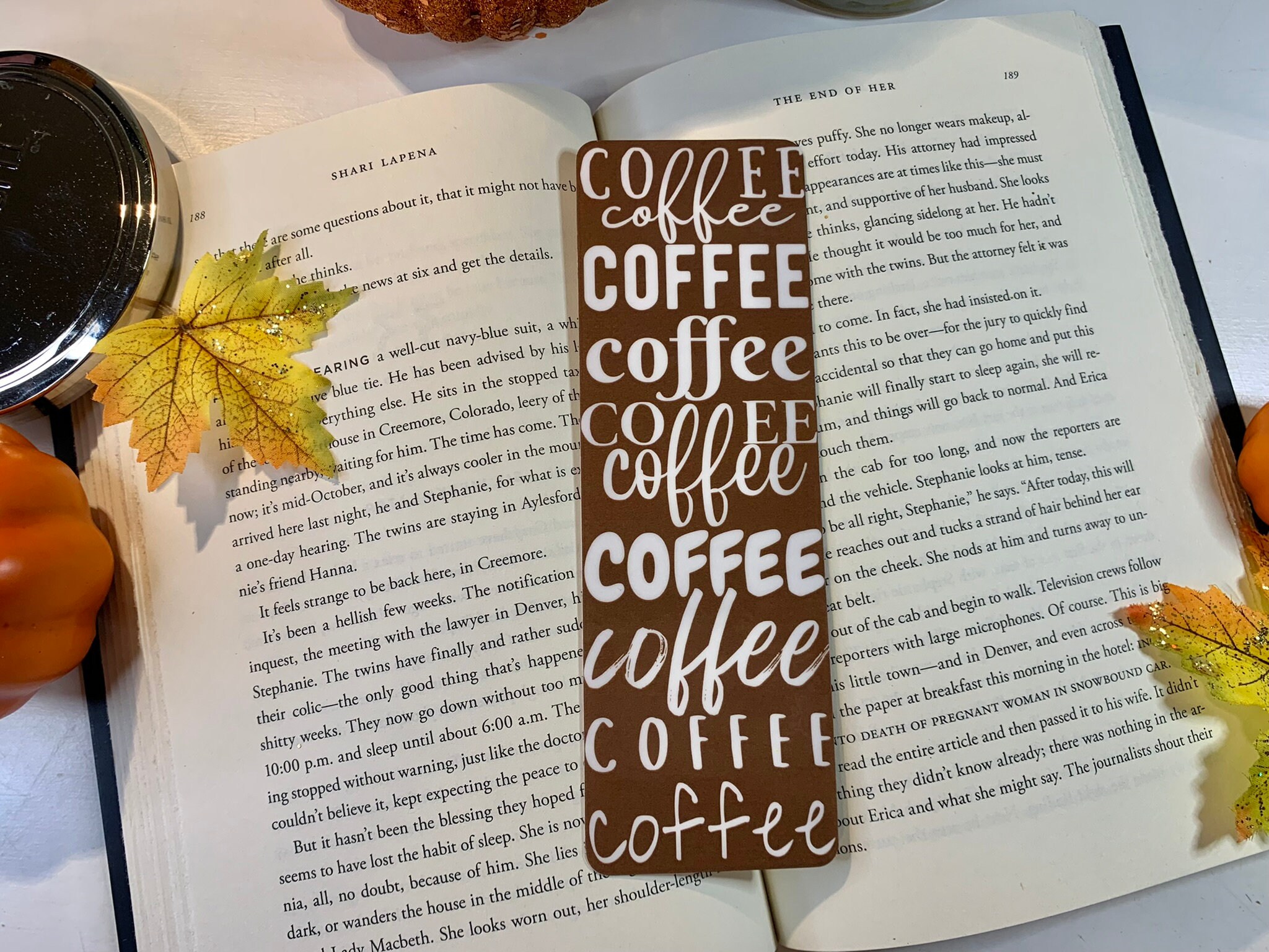 Cozy Coffee Sign Bookmark Coffee Addict Coffee Decor - Etsy