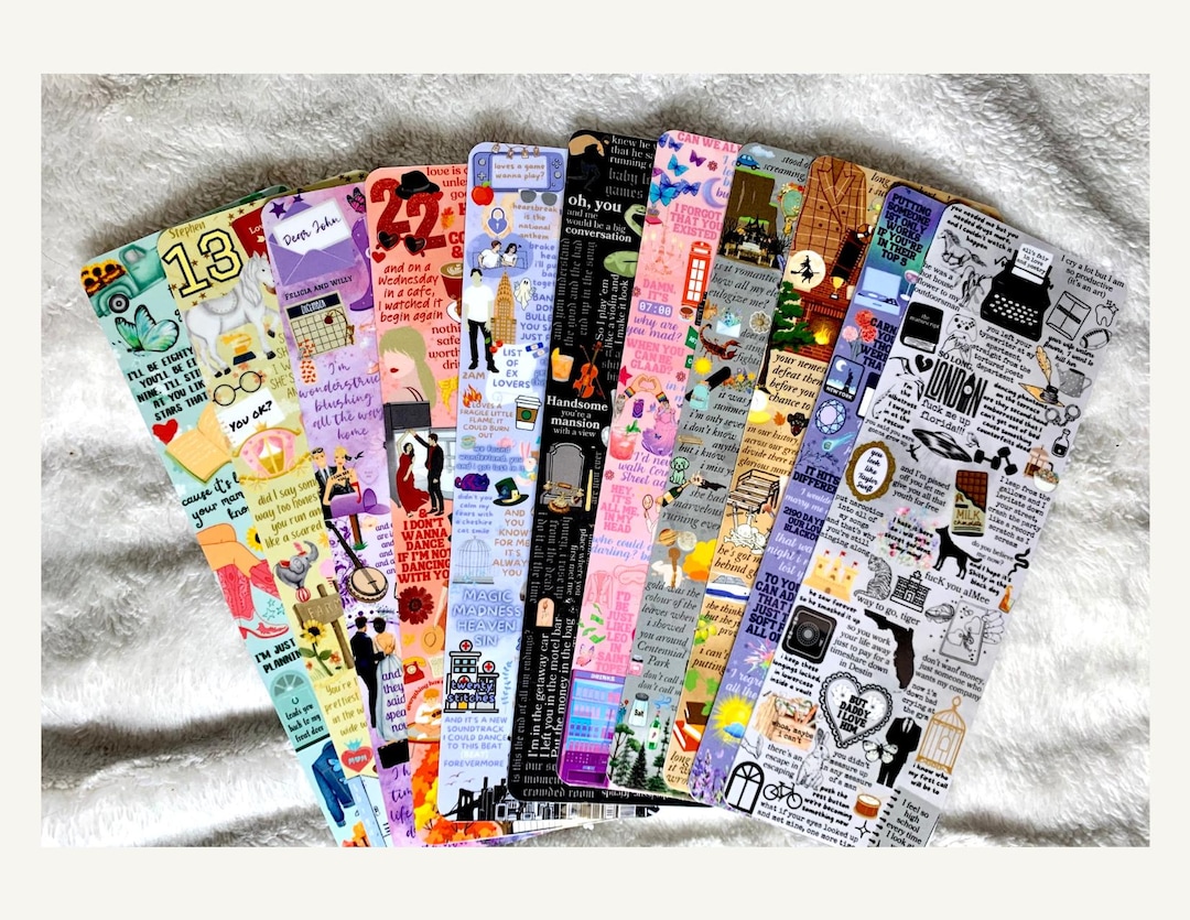 Eleven Colors Inspired Laminated Bookmark | Gift for Book Lovers - Etsy