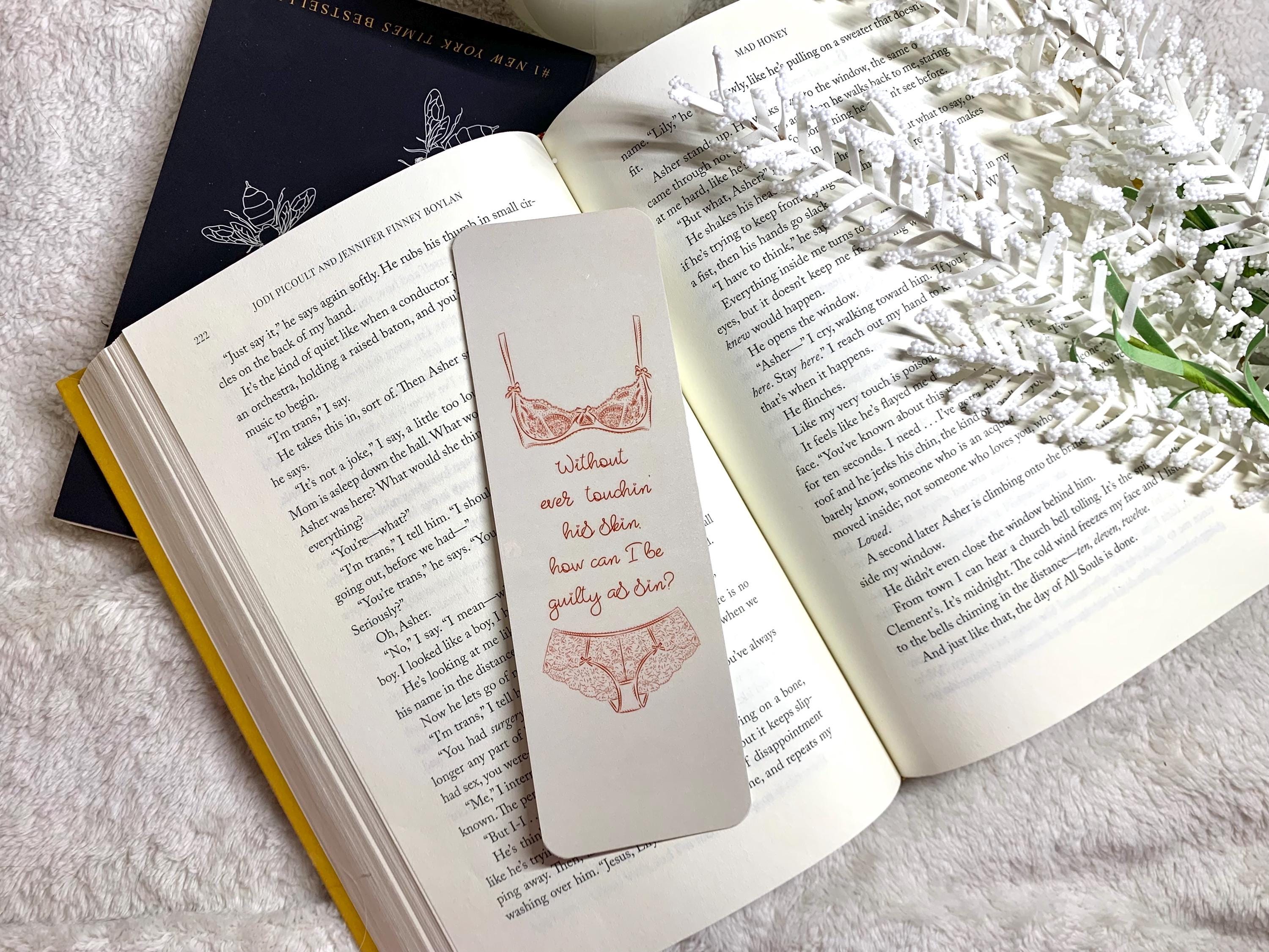 Touchin His Skin Bookmark | Handmade Bookmarks | Laminated | Gift for ...