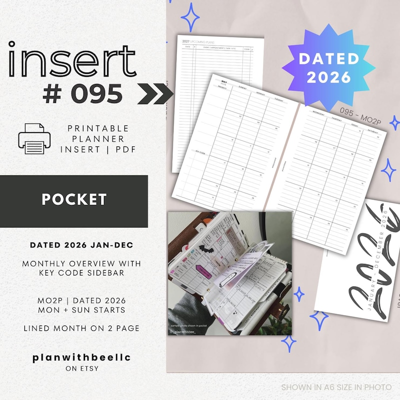 Functional Planning Inserts - Etsy