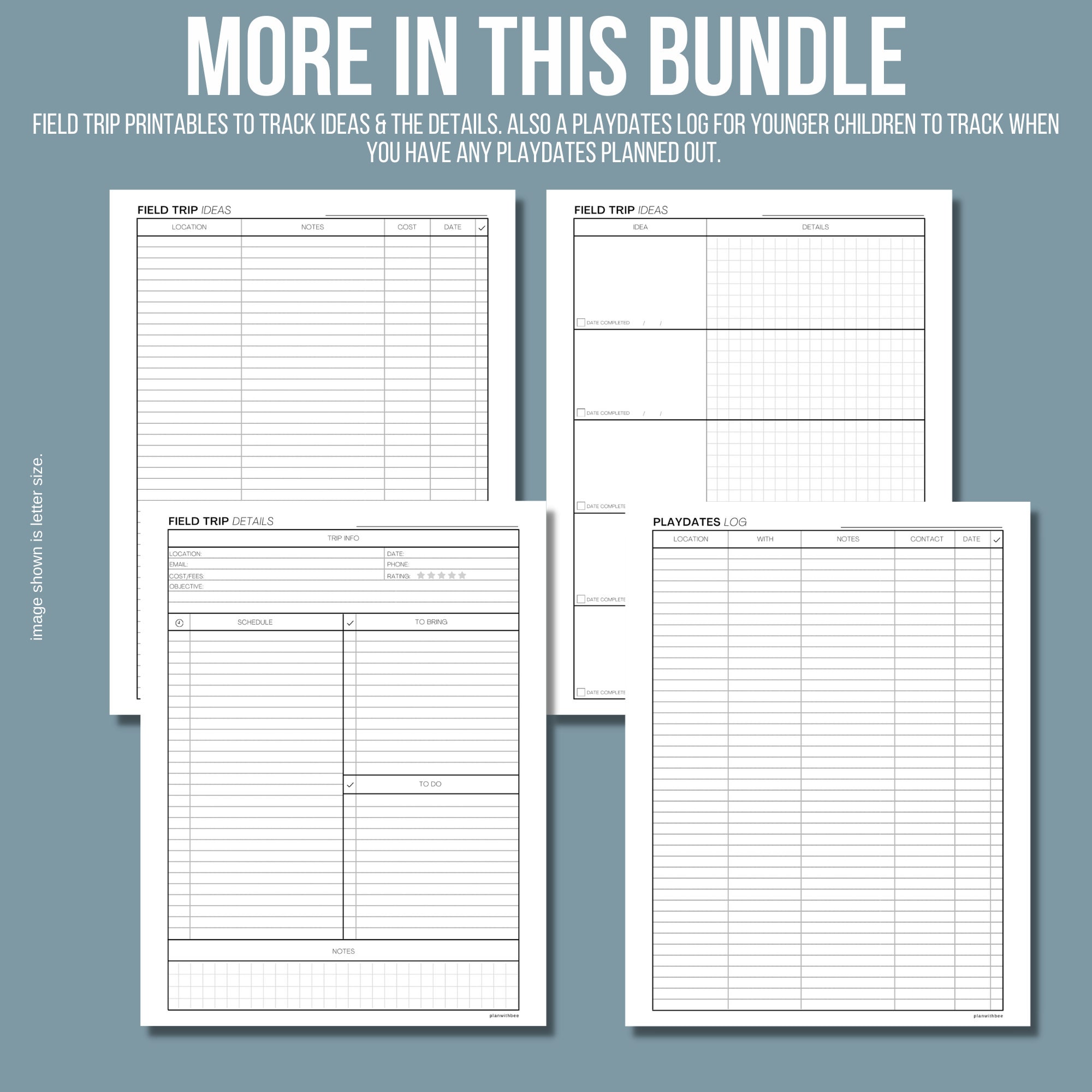 071 | Homeschool Teacher Bundle | Lesson Planner | Printable Planner ...