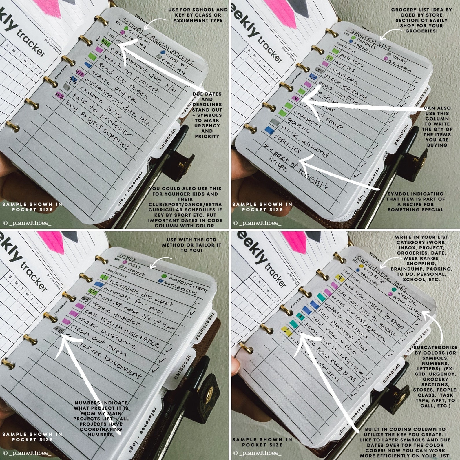 097 | Coded List Detailed | Key Section + Coding Column | Categorized ...