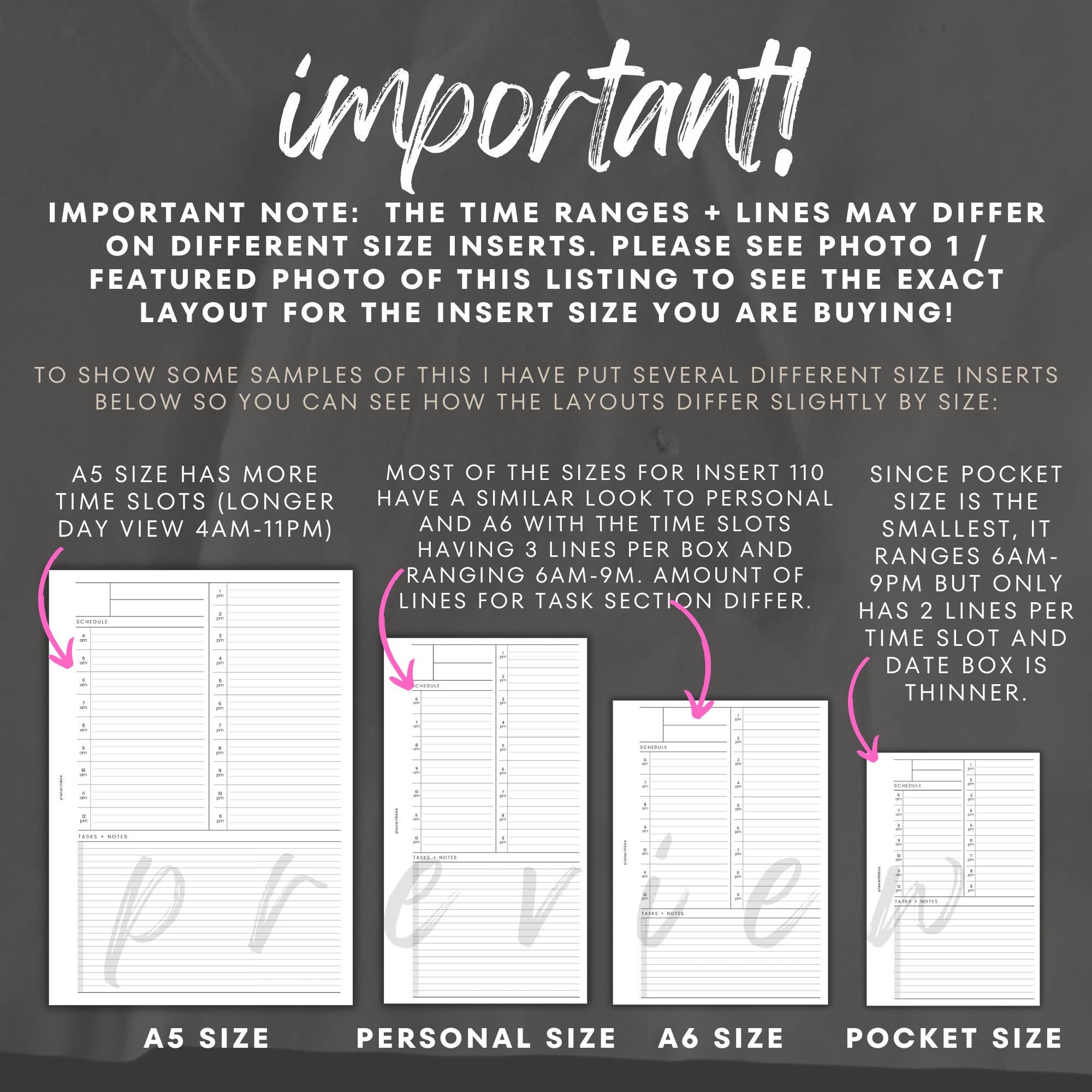 110 | Day on 1 Page | DO1P | Timed Schedule | Undated | Printable ...