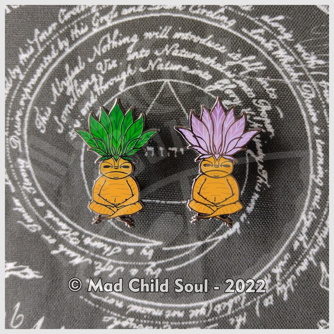 Meditative Mandrake: Wizard Familiar Plant Fantasy EL 30 (pin) - Etsy