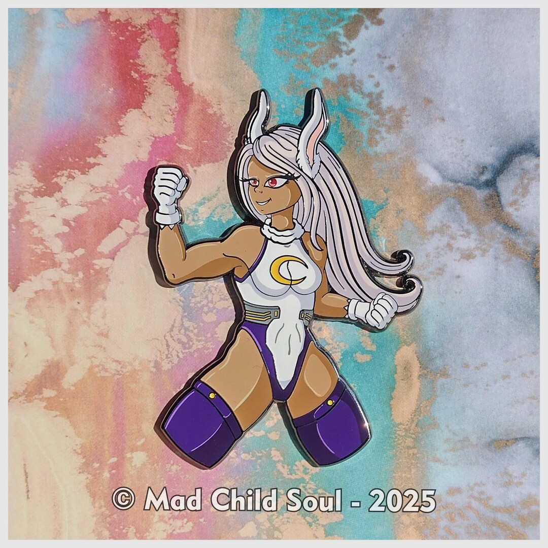 Bunny Anime Girl Hero Mirko Moon BNHA (pin) - Etsy