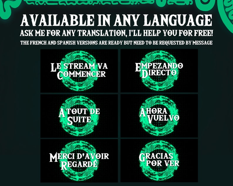 ZELDA Tears of the Kingdom Twitch Overlay Pack - Animated Screens ...