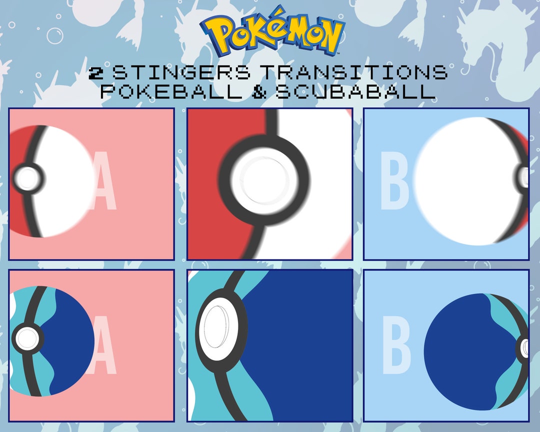 2 Pokemon Stinger Transitions - for Twitch Streaming Overlays ...