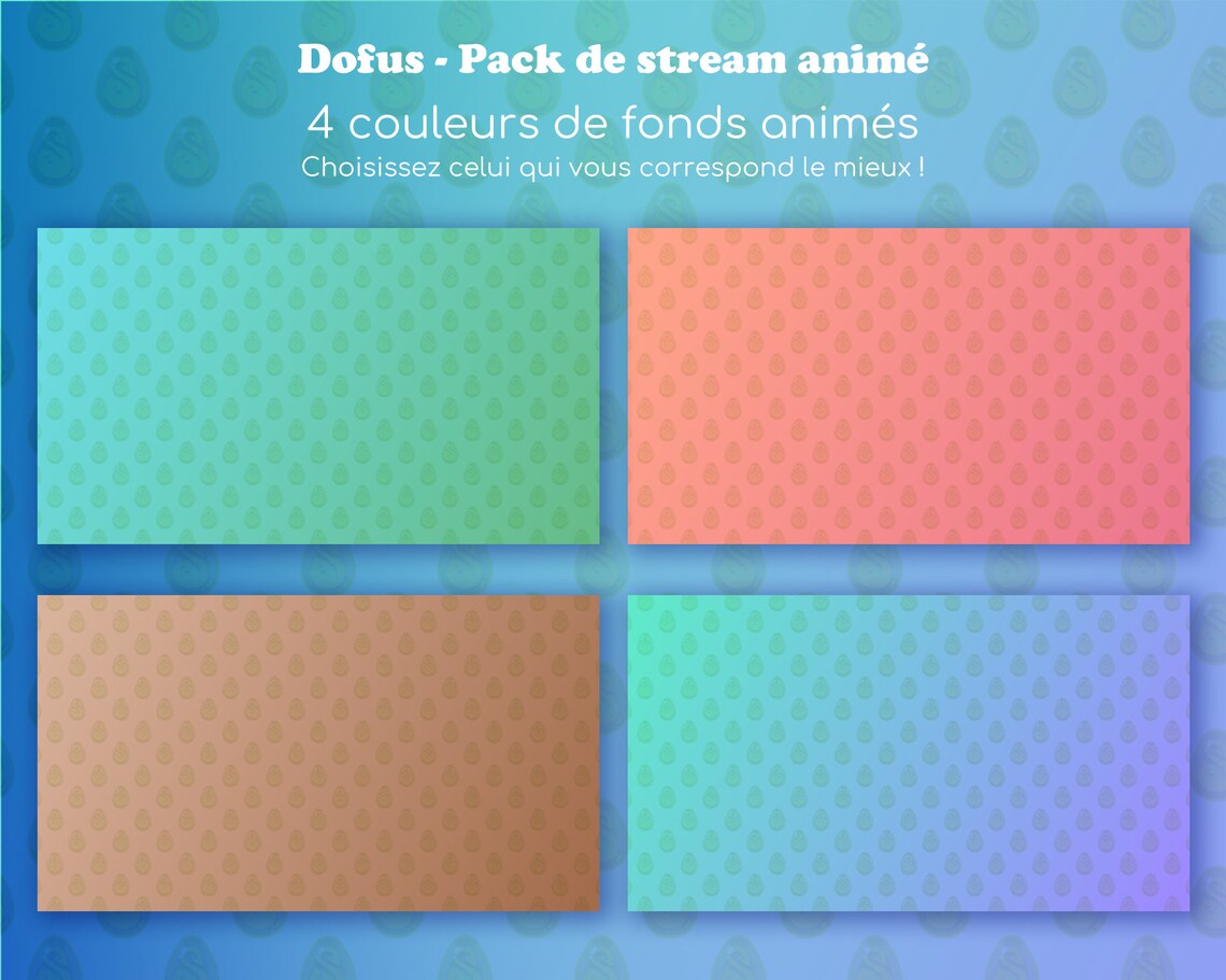 Dofus Twitch Animated Streaming Pack Overlays Animated Scenes Fully ...