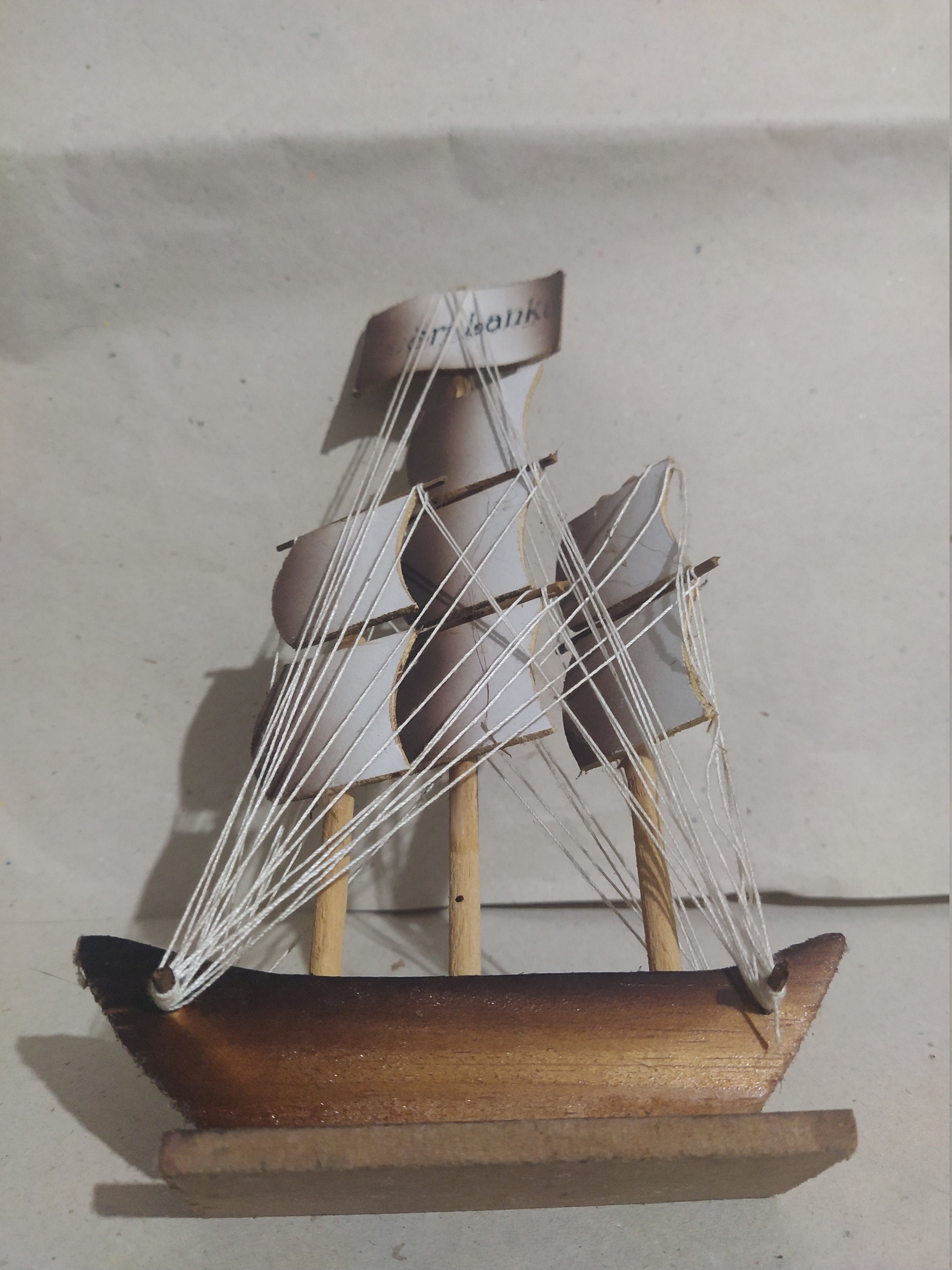 Handmade Ship Wood Crafts Nautical Wooden Home Decor Boat Home Sailing ...