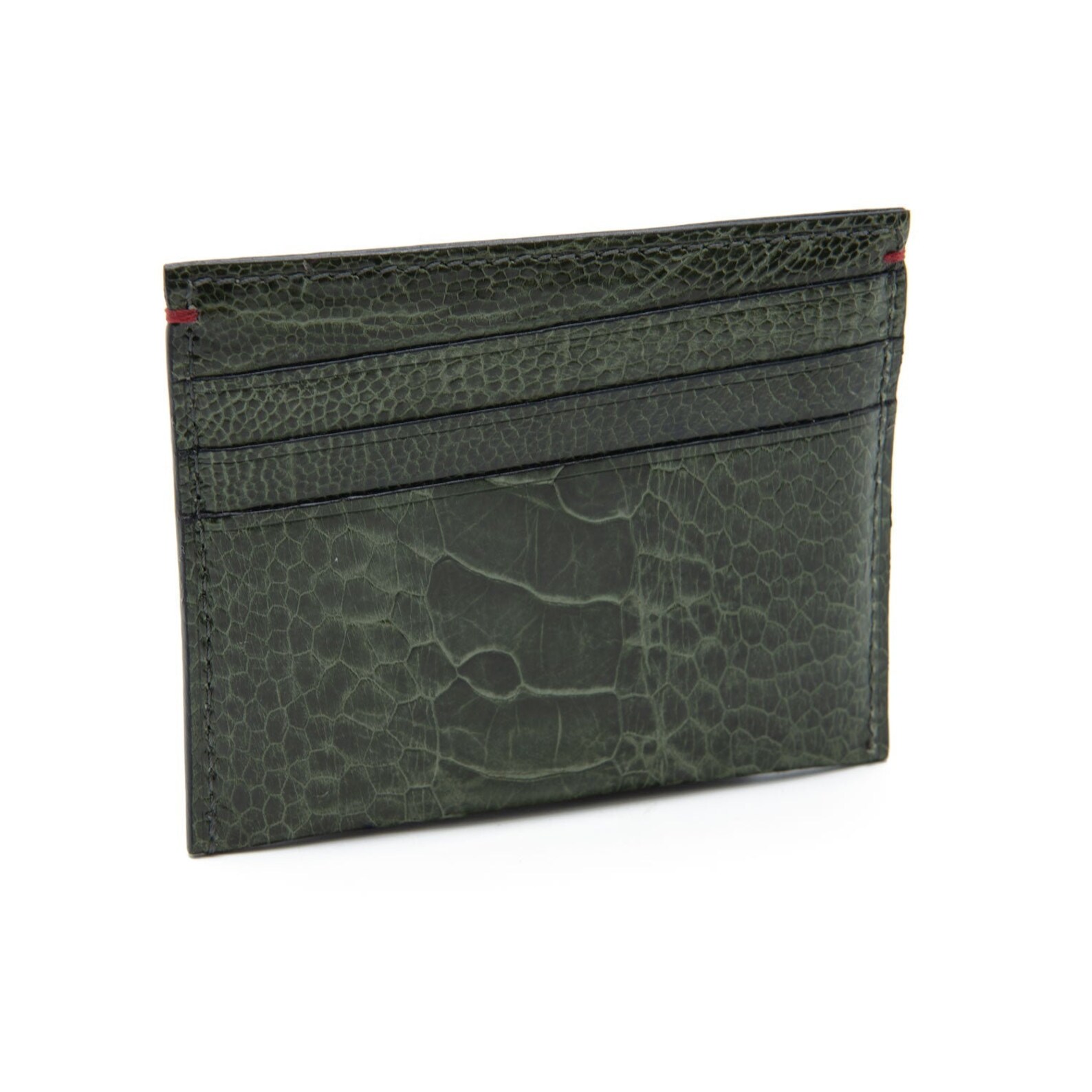 Nebraska Ostrich Shin Leather Small Cardholder - Etsy