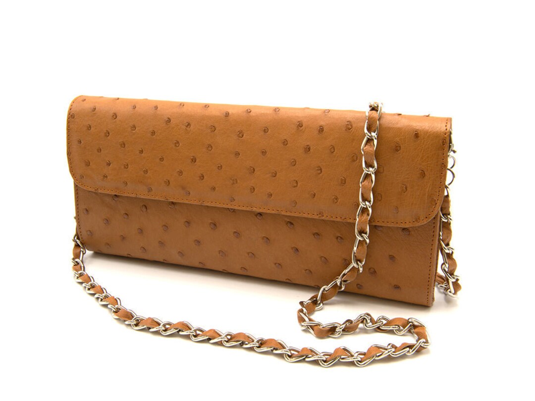 Karoo Genuine Ostrich Leather Clutch Bag - Etsy