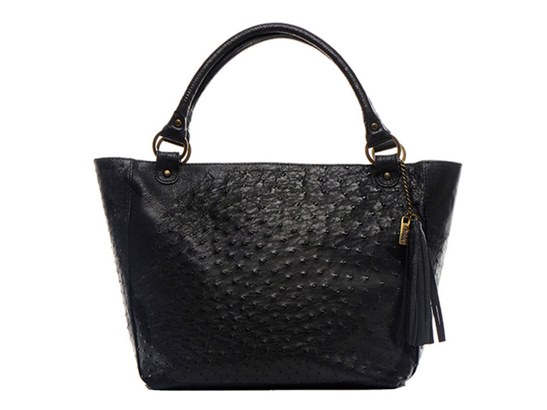 Karoo Genuine Ostrich Leather Tote Handbag - Etsy