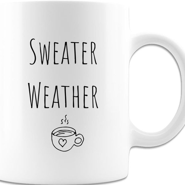 Sweater Weather Coffee Mug - Etsy