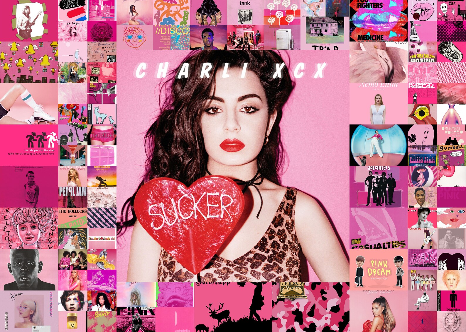 Pink Album Cover Posters Music Album Cover Pink Wall | Etsy