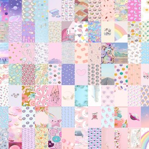 140PCS Pastel Wall Collage Kit Pastel Aesthetic Room Decor - Etsy