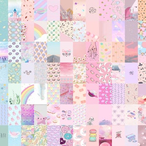 140PCS Pastel Wall Collage Kit Pastel Aesthetic Room Decor - Etsy