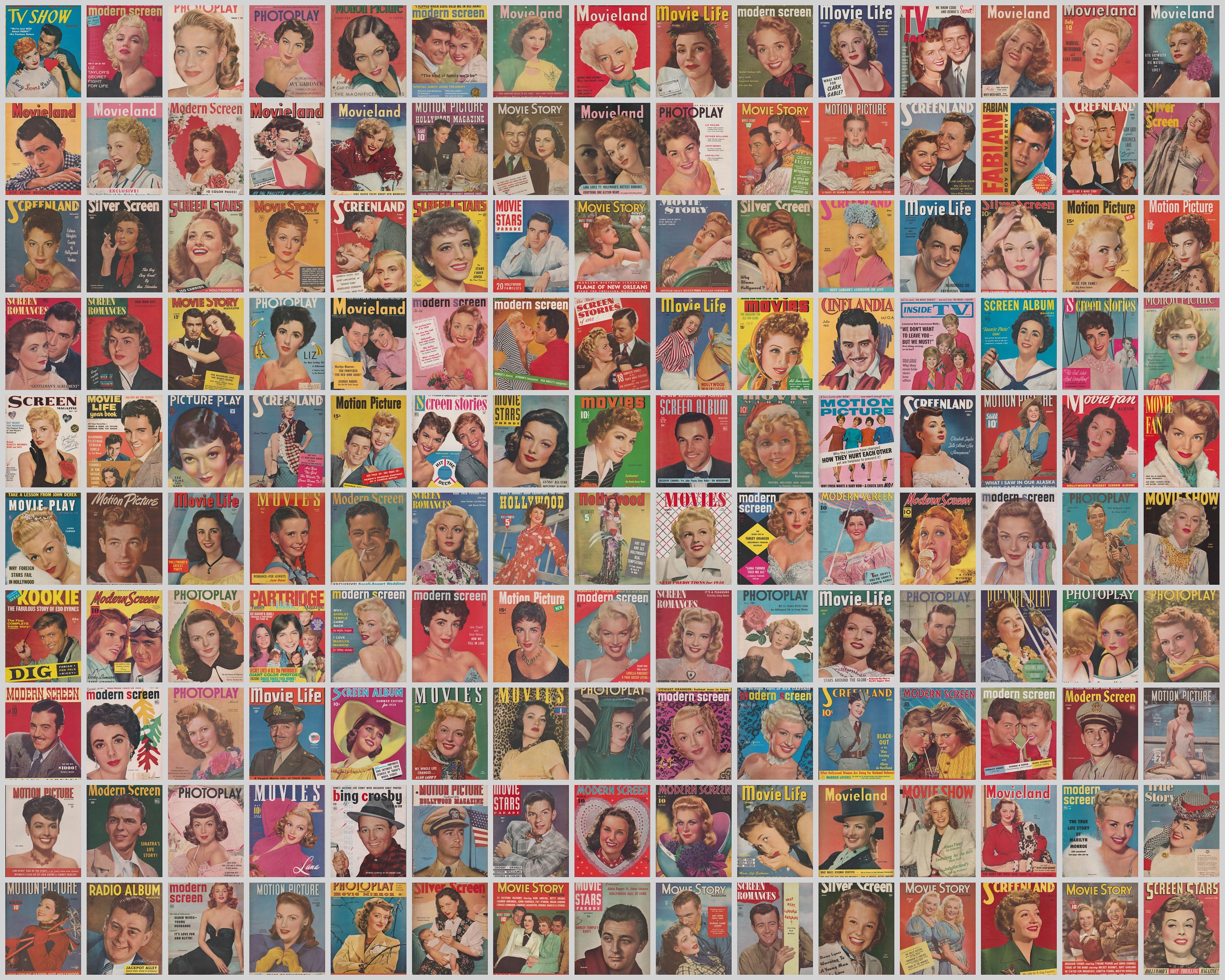 150PCS Vintage Movie Magazine Covers Movie Wall Decor - Etsy