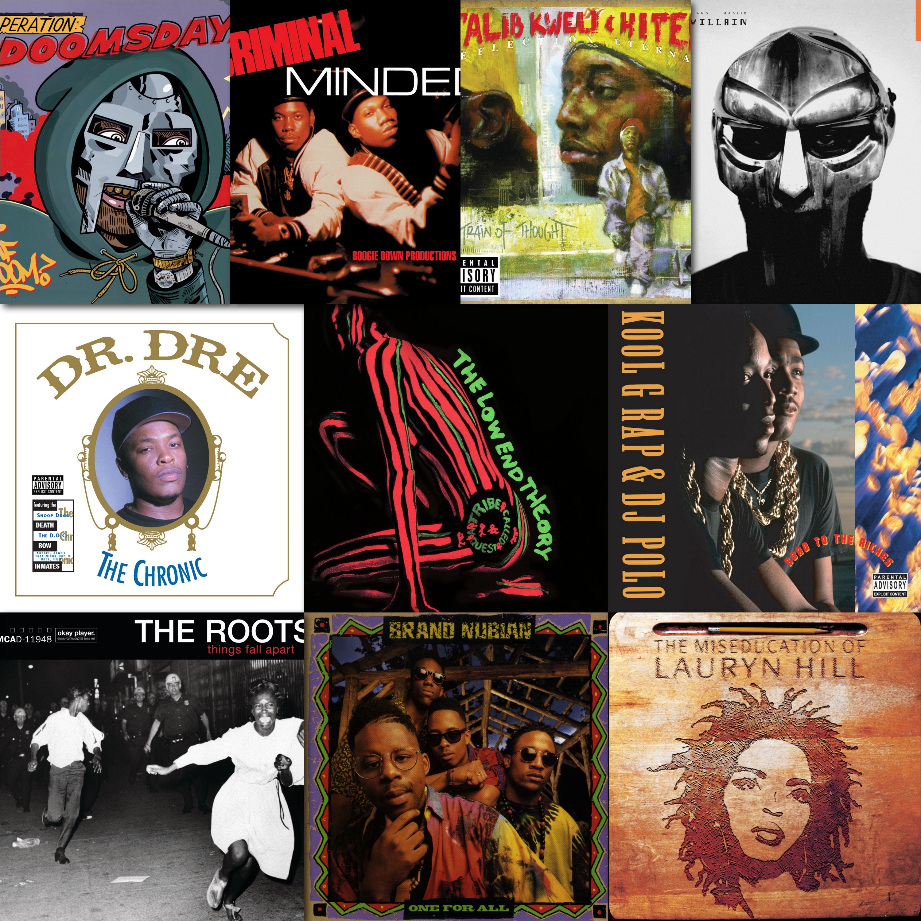 Rap Album Covers Poster Collage Kit Vintage Album Cover | Etsy