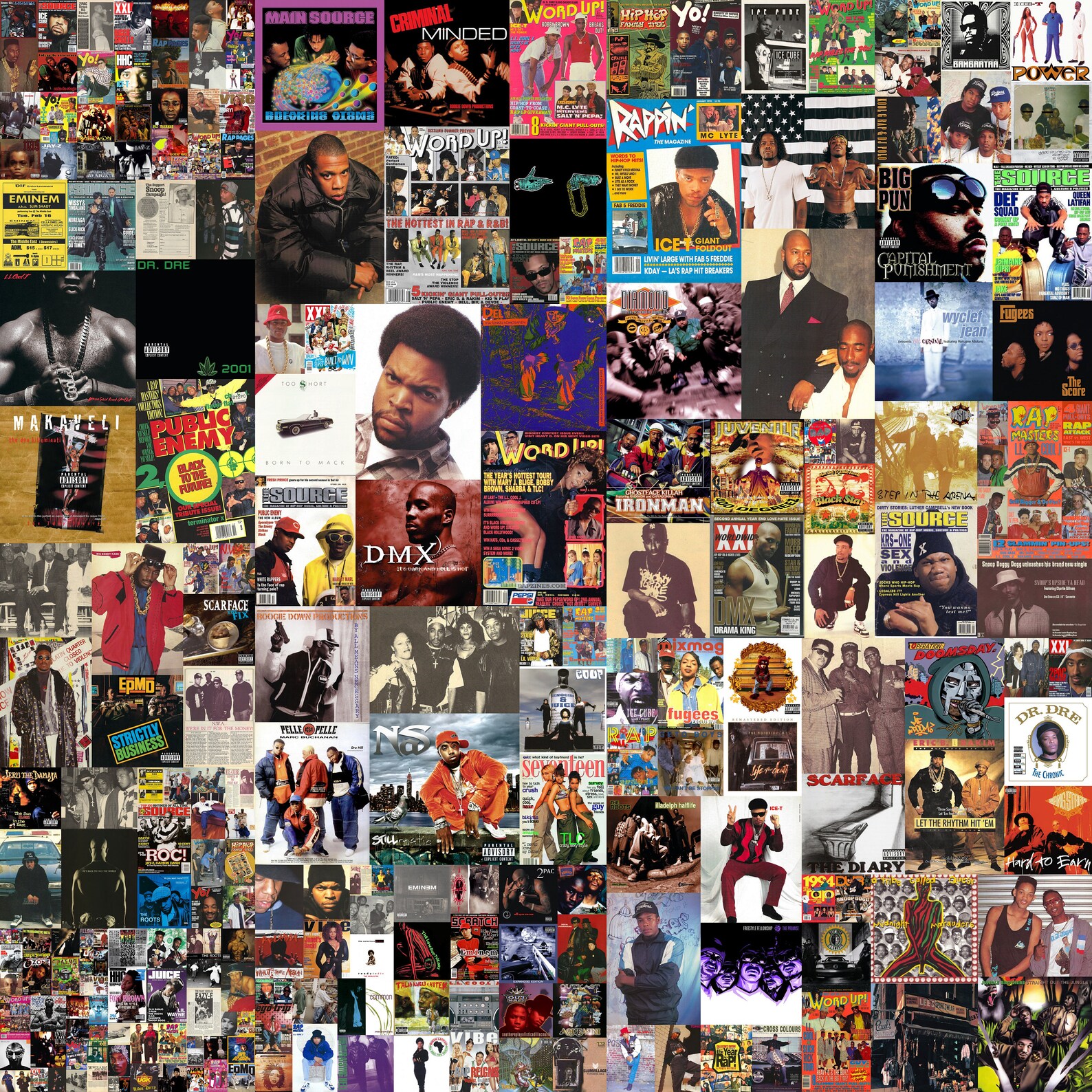 250PCS Vintage Hip Hop Magazines Cover Vintage Rap Posters | Etsy