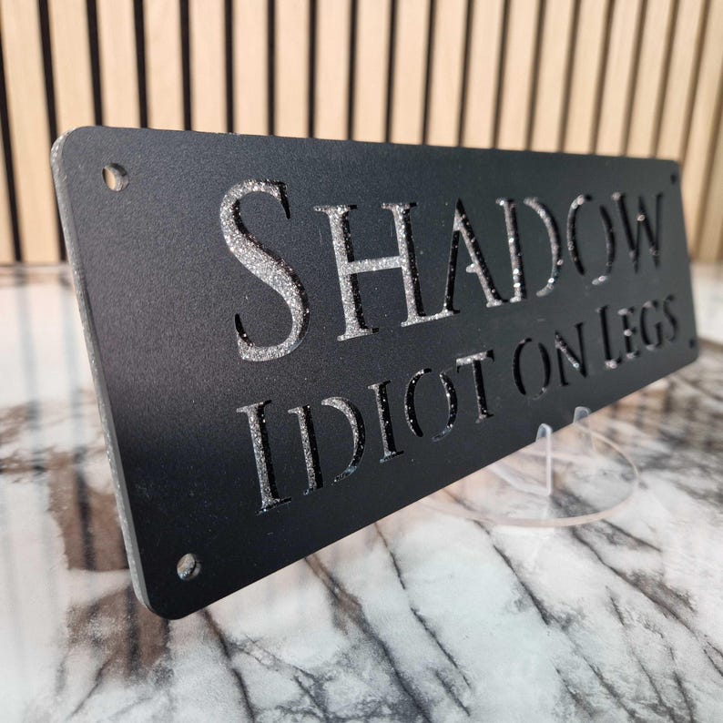 Horse Stable Name Sign, Classy New Laser Cut Designs Black With Silver ...