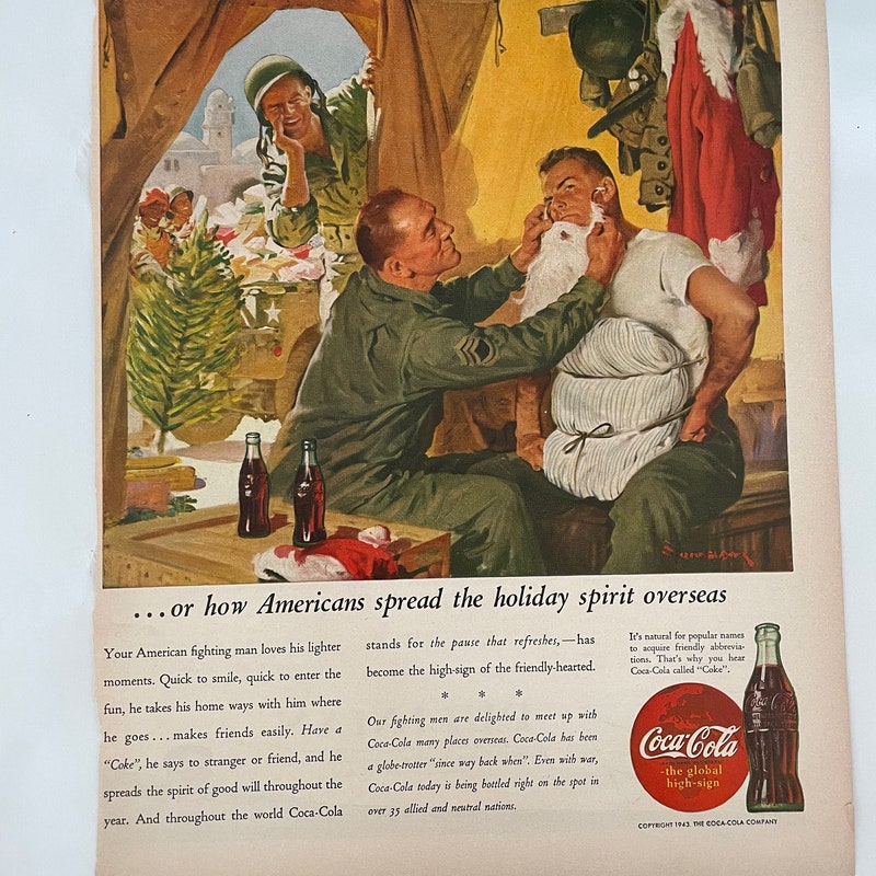 Coca Cola Ad - Etsy