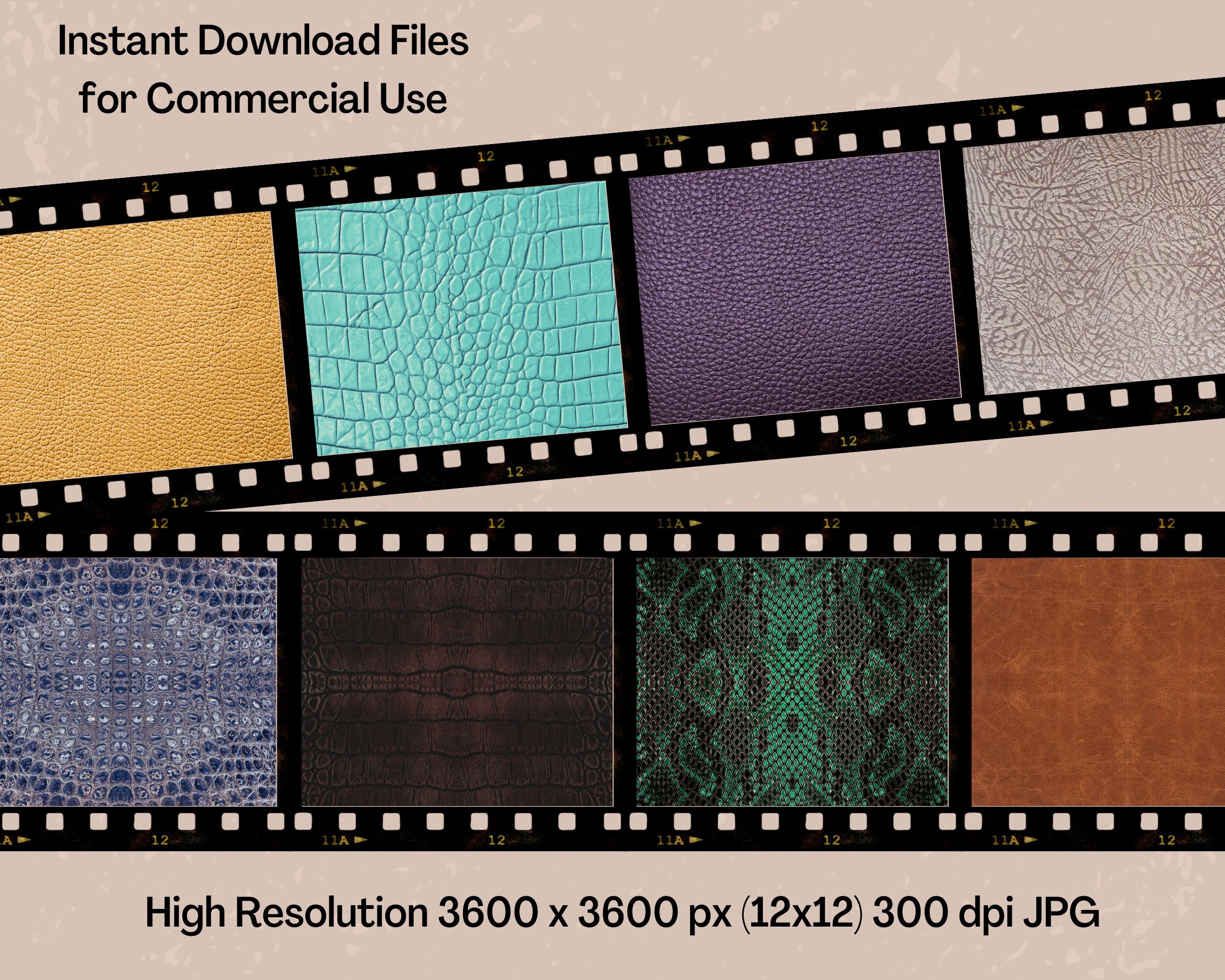 Exotic Leather Collection Digital Paper Scrapbook Paper Decoupage Paper ...